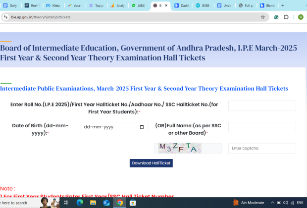 BIEAP Intermediate Hall Tickets Released for Students – AssamTouch समाचार