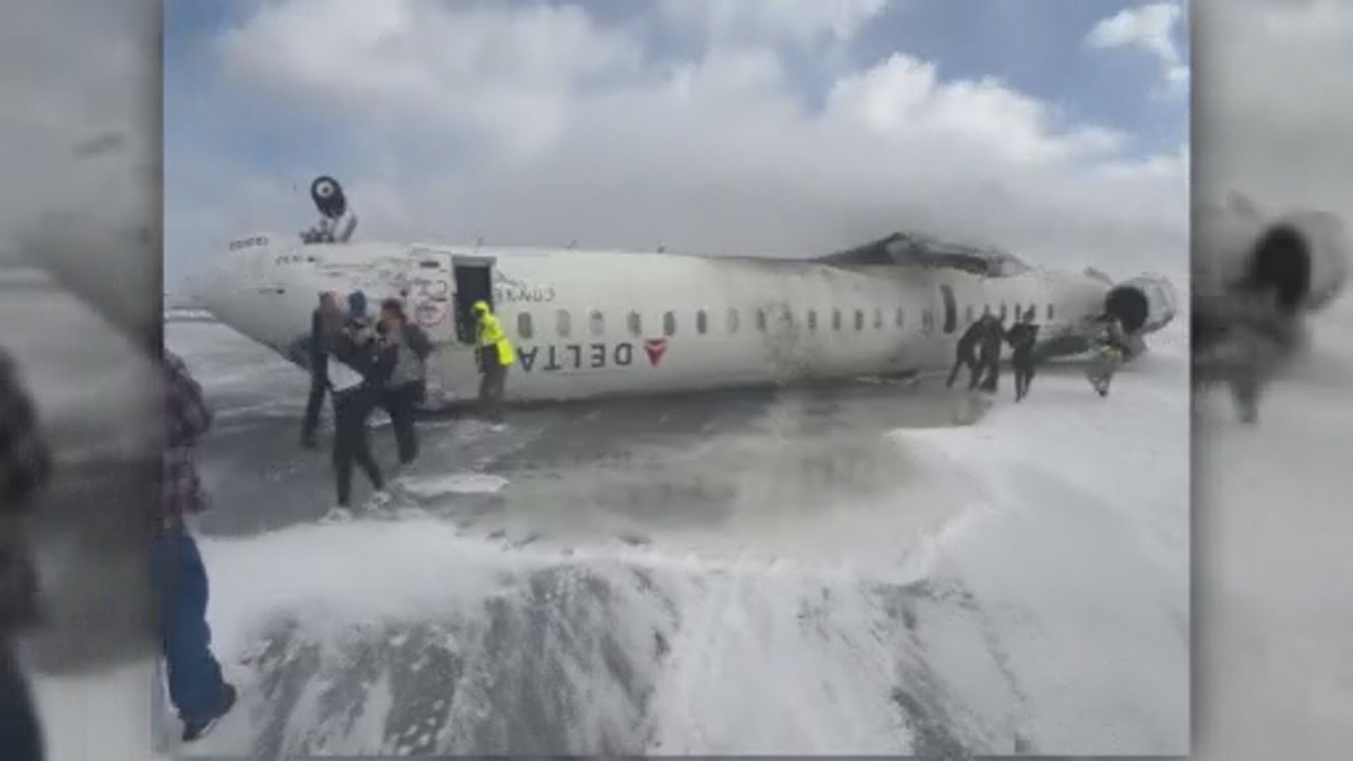 Delta Airlines Plane Crash at Toronto Pearson International Airport ...