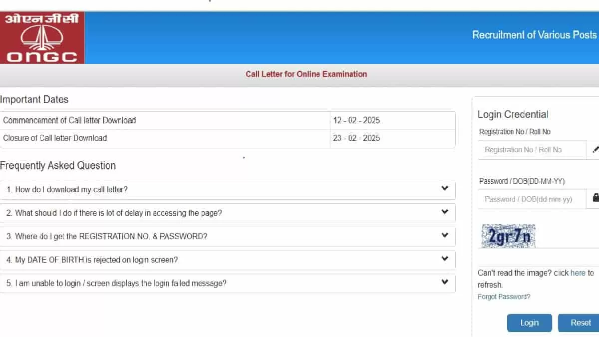 ONGC Admit Card 2025: Everything You Need to Know – AssamTouch समाचार
