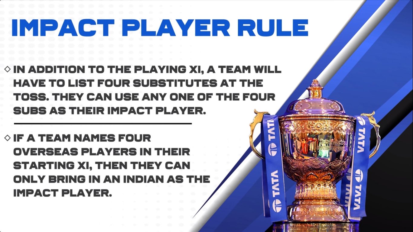 The Impact Player Rule in IPL: A Game Changer – AssamTouch समाचार