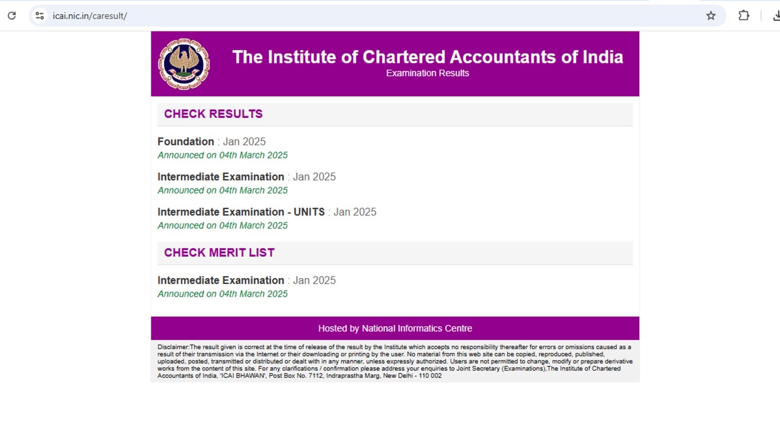 Everything You Need to Know About ICAI Result – AssamTouch समाचार