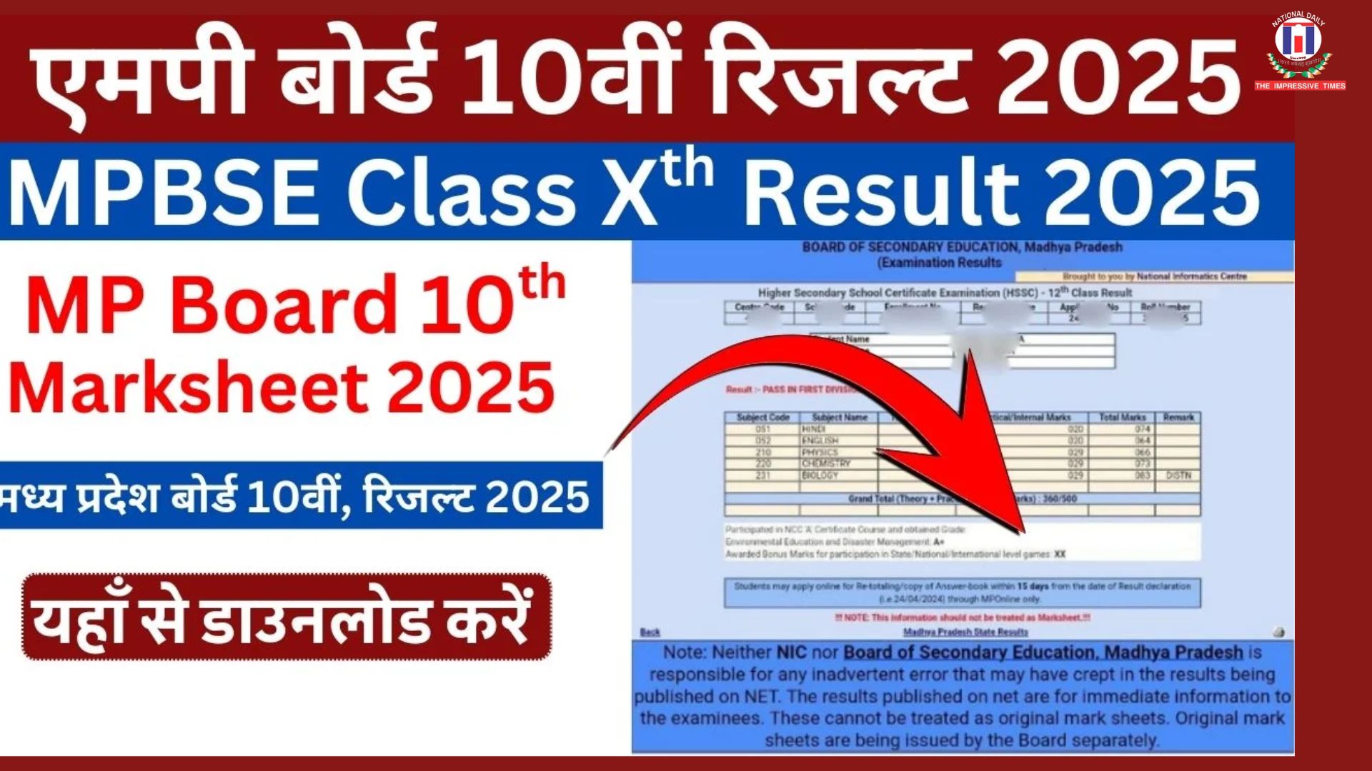 Everything You Need to Know about MP Board Result 2025 – AssamTouch समाचार