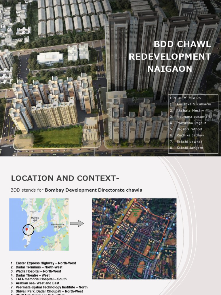 Understanding BDD Chawl Redevelopment in Mumbai – AssamTouch समाचार