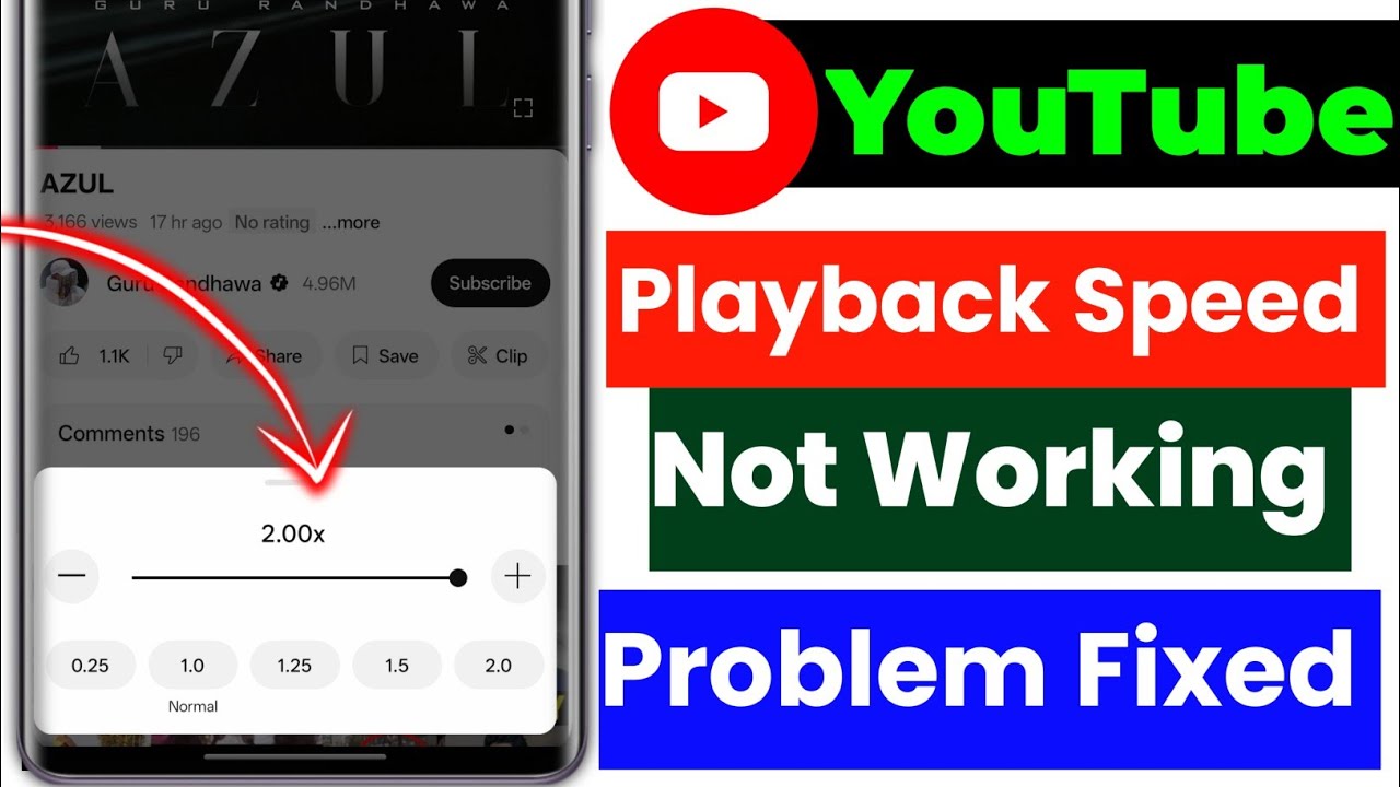 Resolving YouTube Playback Speed Not Working Issues – AssamTouch समाचार